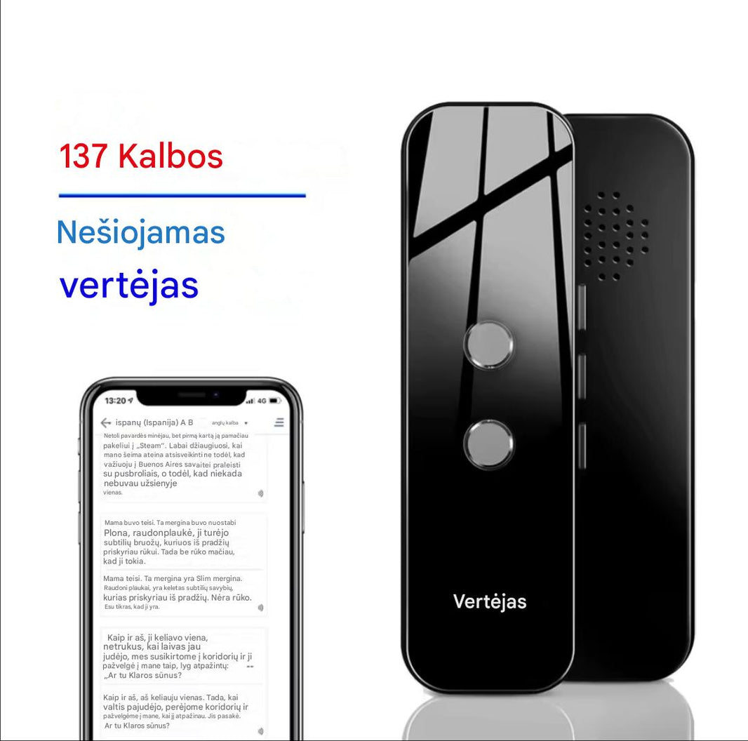 BALSO VERTĖJAS – 137 KALBŲ TIESIOGINIS VERTIMAS REALIUOJU LAIKU ...